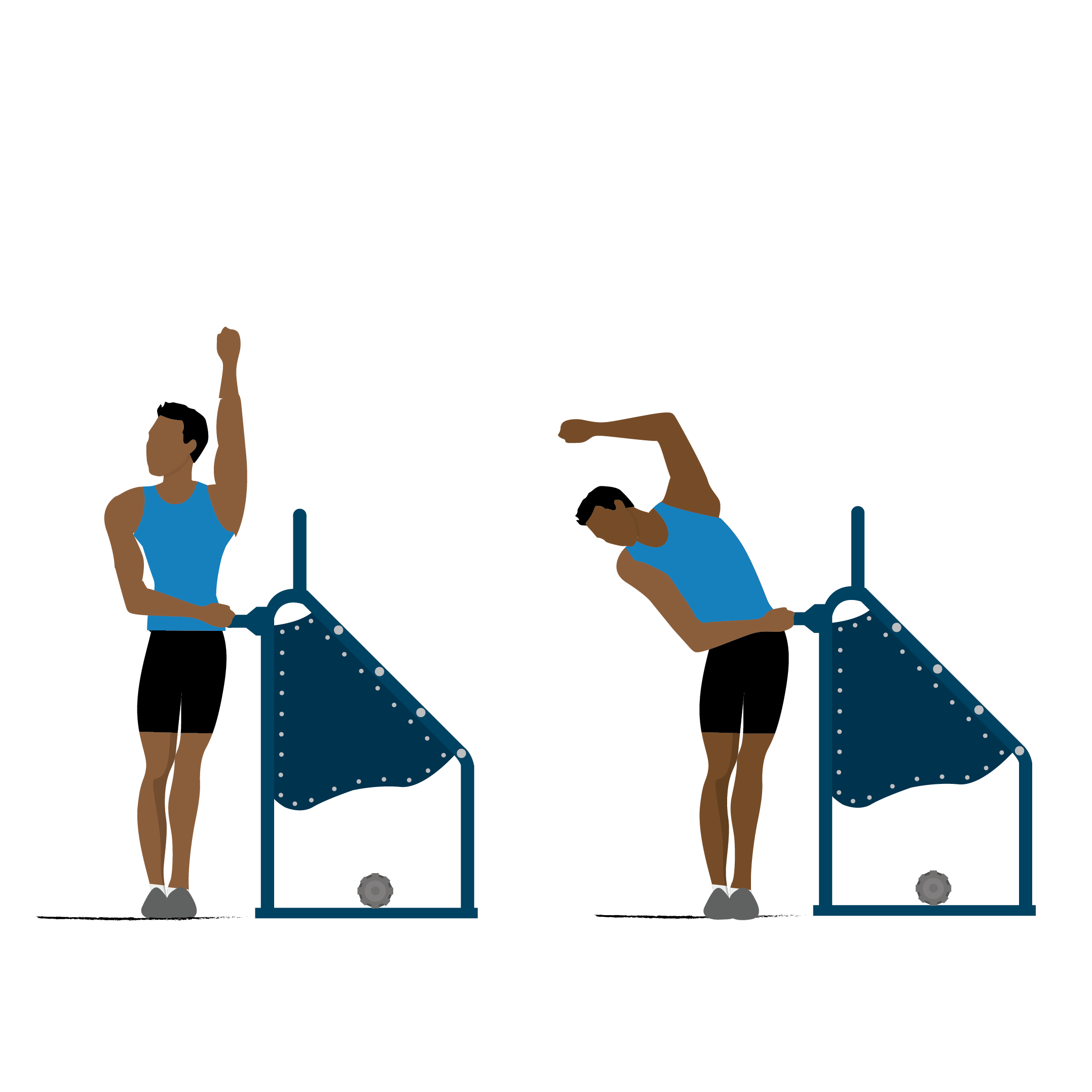 Side Bending Stretch Exercise Instructions Corrections Fit Side Bending Stretch Exercise Instructions Corrections Fit